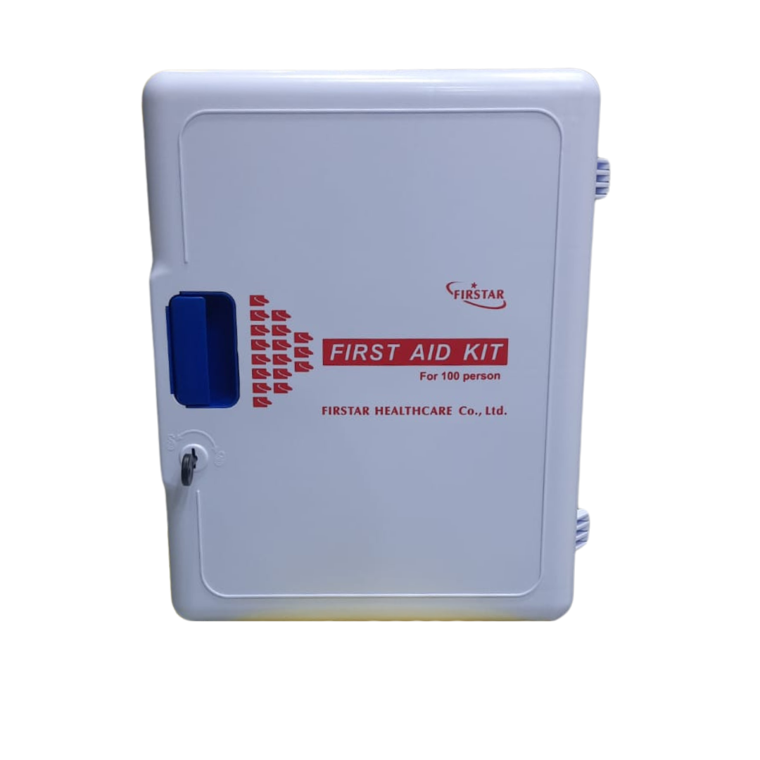 First Aid Kit for 100 Persons – Industrial Shelf-Style, Lockable ...
